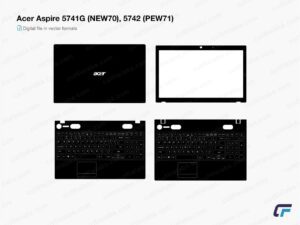 Acer Aspire 5741G (NEW70), 5742 (PEW71) Cut File Template | Cut File Labs
