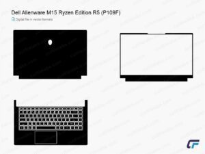 Dell Alienware M15 Ryzen Edition R5, R6 (P109F) (2021) Cut File ...