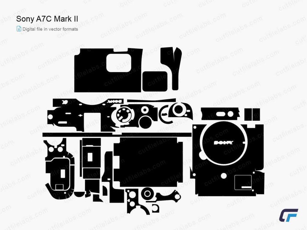 Sony Alpha A6700 (2023) Cut File Template | CutFileLabs