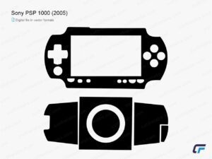 Sony Playstation 5 (PS5) (2020) Cut File Template | CutFileLabs