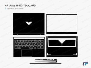HP Victus 16-E0175AX, AMD (2021) Cut File Template | CutFileLabs