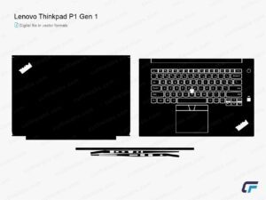 Lenovo ThinkPad P1 Gen 1 (2018) Cut File Template | CutFileLabs