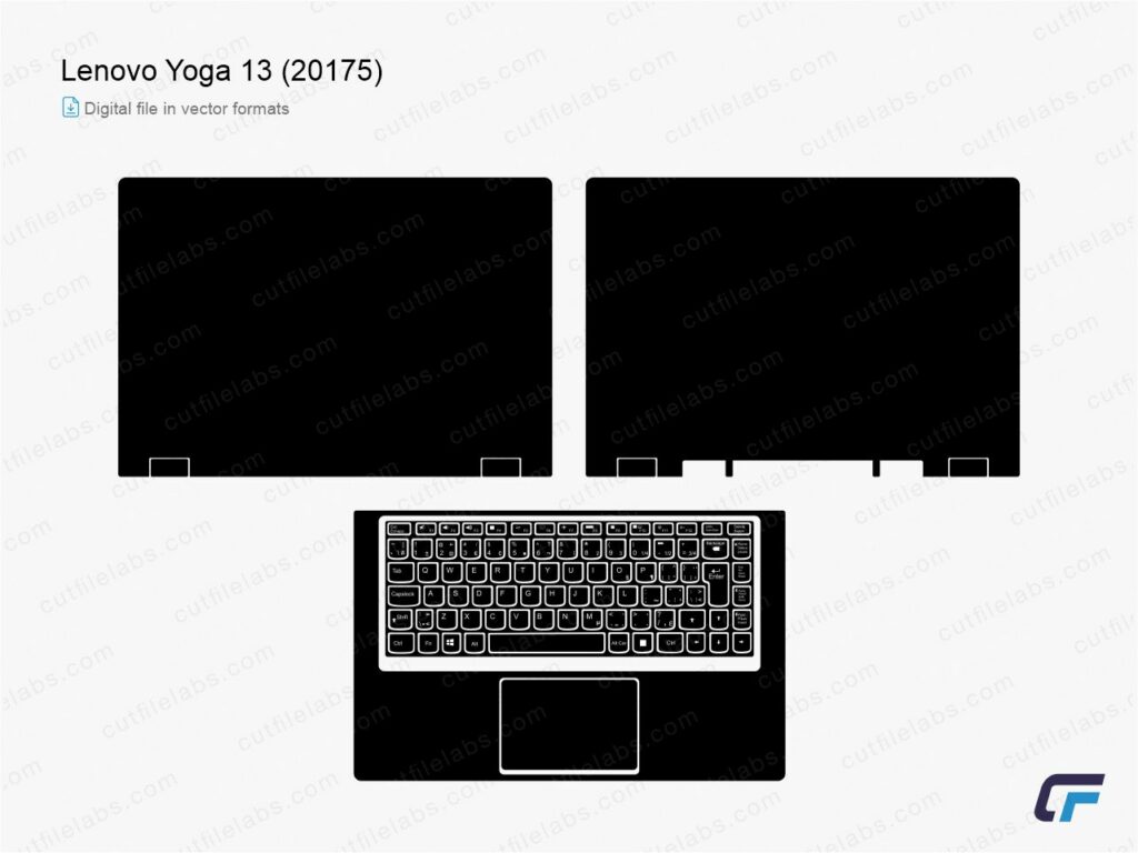 Lenovo ThinkPad X12 Detachable Gen 1 (2021) Cut File Template | CutFileLabs