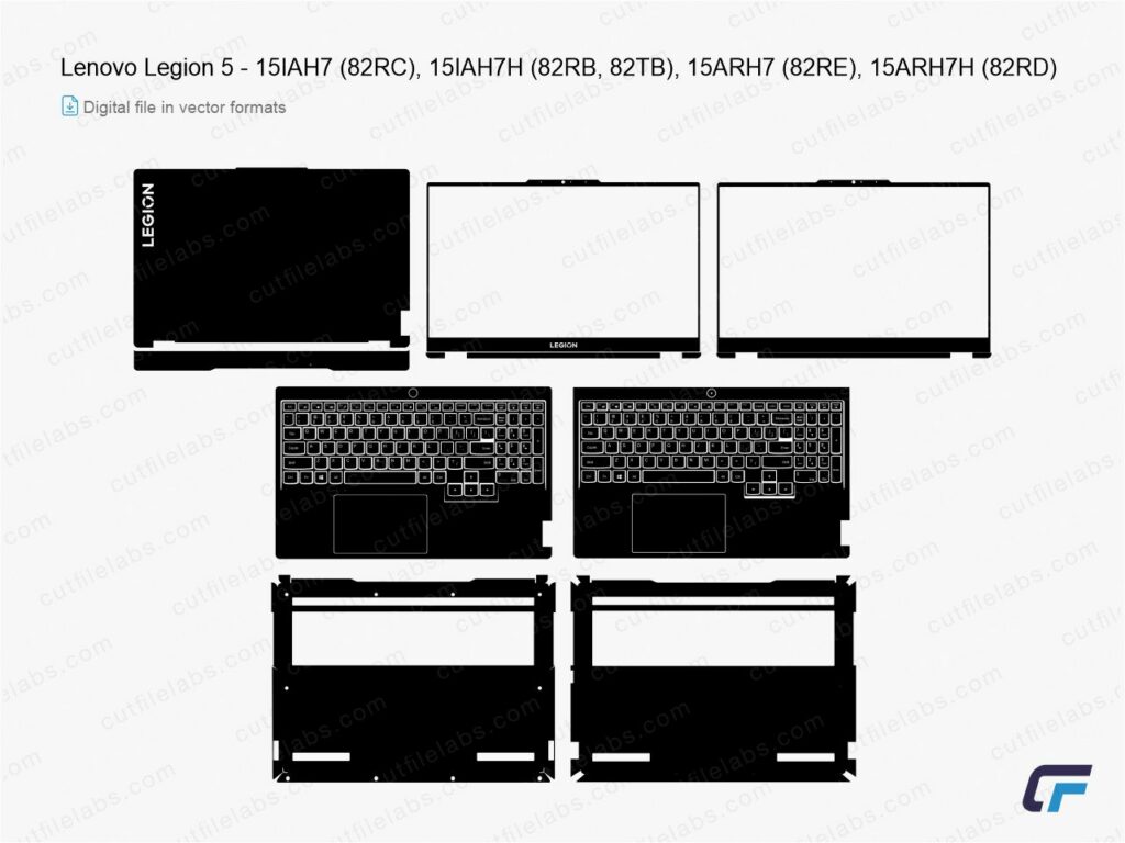 Lenovo ThinkPad X230 (2012) Cut File Template | CutFileLabs