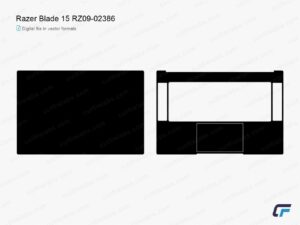 Razer Blade 15 RZ09-02386 (2019) Cut File Template | CutFileLabs